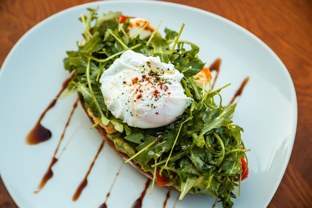 Avocado & Halloumi Open Sandwich | Agora UAE